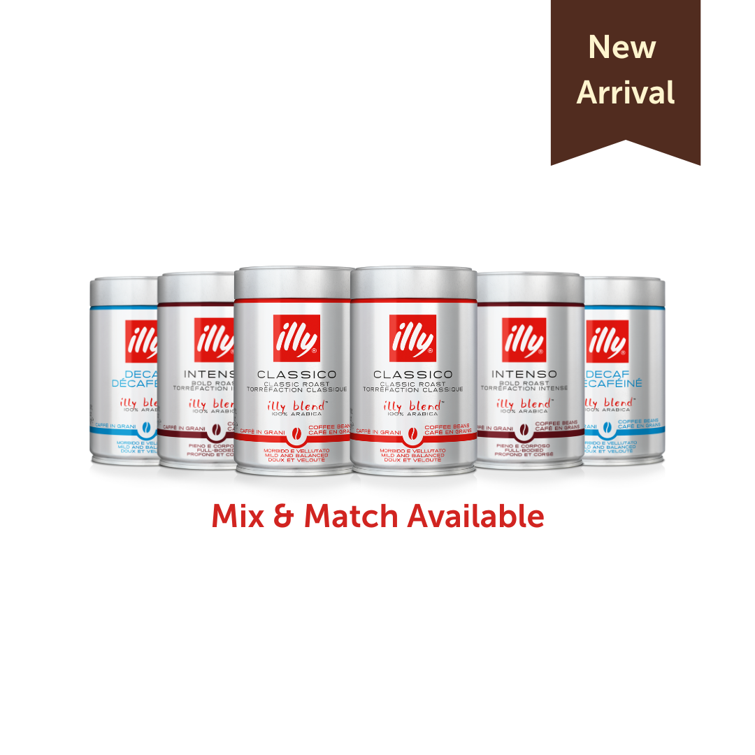 Set of 6: Whole Bean Coffee - 250g - illy Malaysia