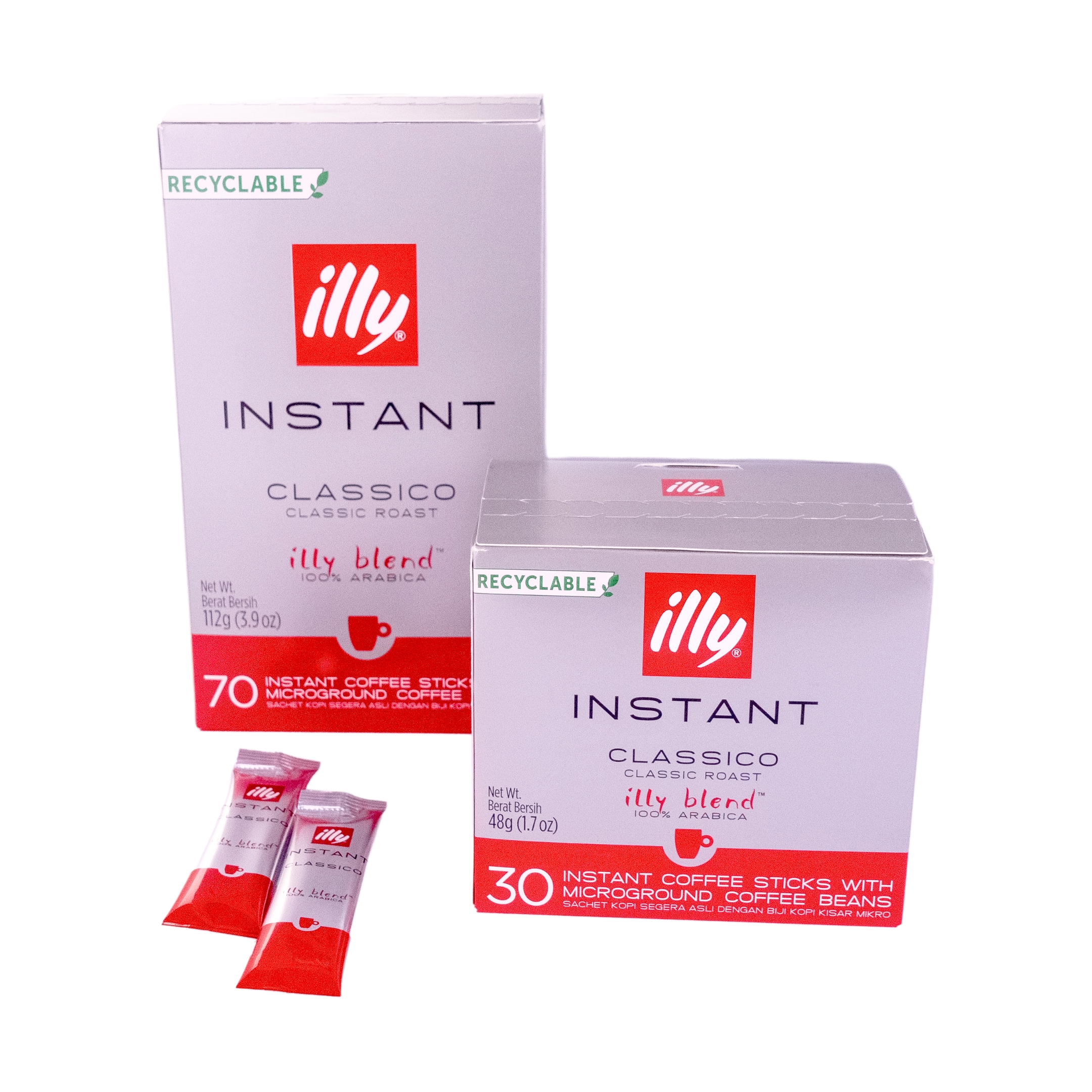 illy Instant Coffee Sticks Regular 1.6g 30s - Classico - illy Malaysia